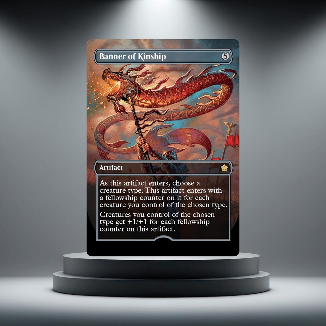 Banner of Kinship - Borderless Alt Art - Proxy Card - Custom MTG ...