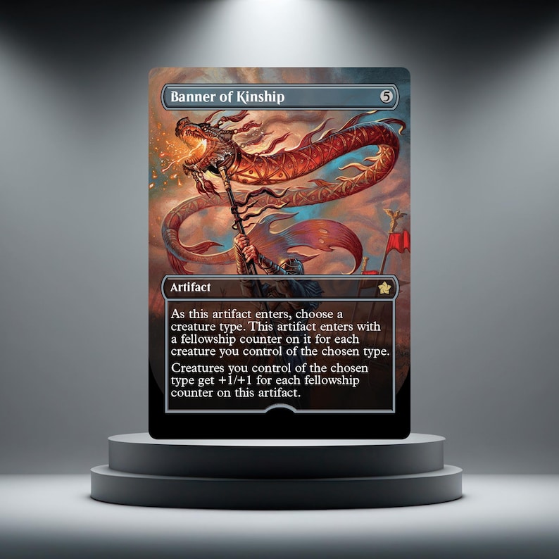 Banner of Kinship - Borderless Alt Art - Proxy Card - Custom MTG ...