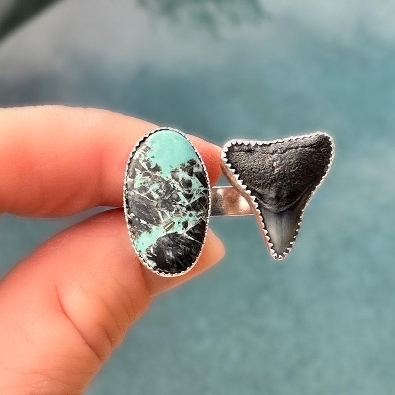 Shark Tooth Ring - Etsy