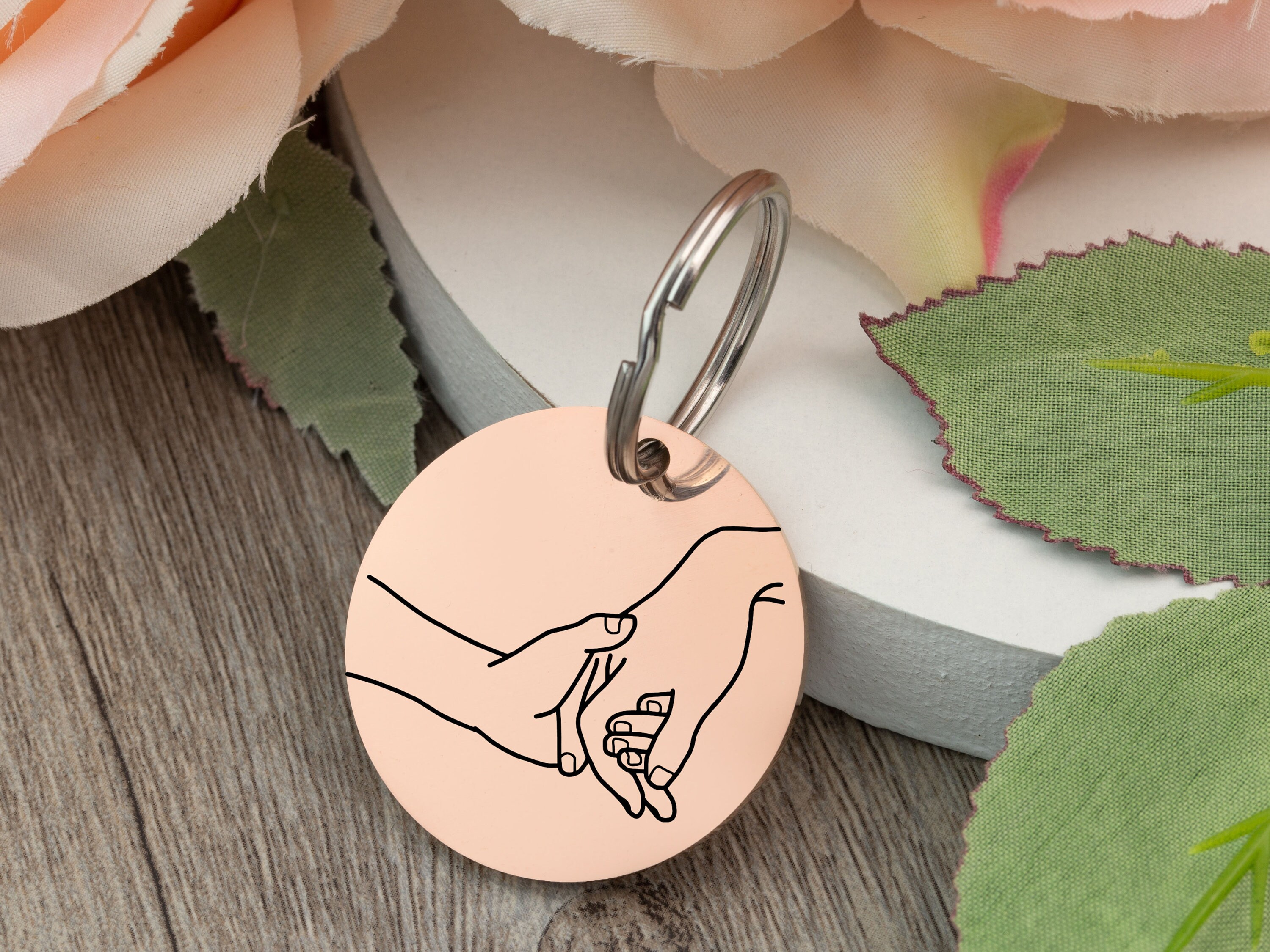 Pinky Promise Keychains, Custom Couple Keychain, Personalized Keychain ...