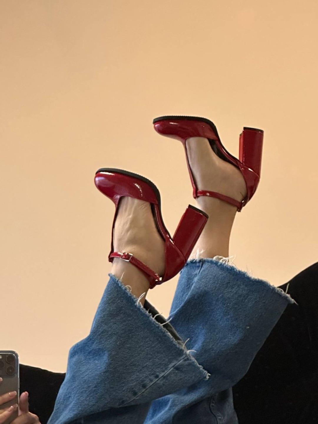 High Heels Handmade Heel Casual Heel Mary Jane Heel Barefoot Sandals ...
