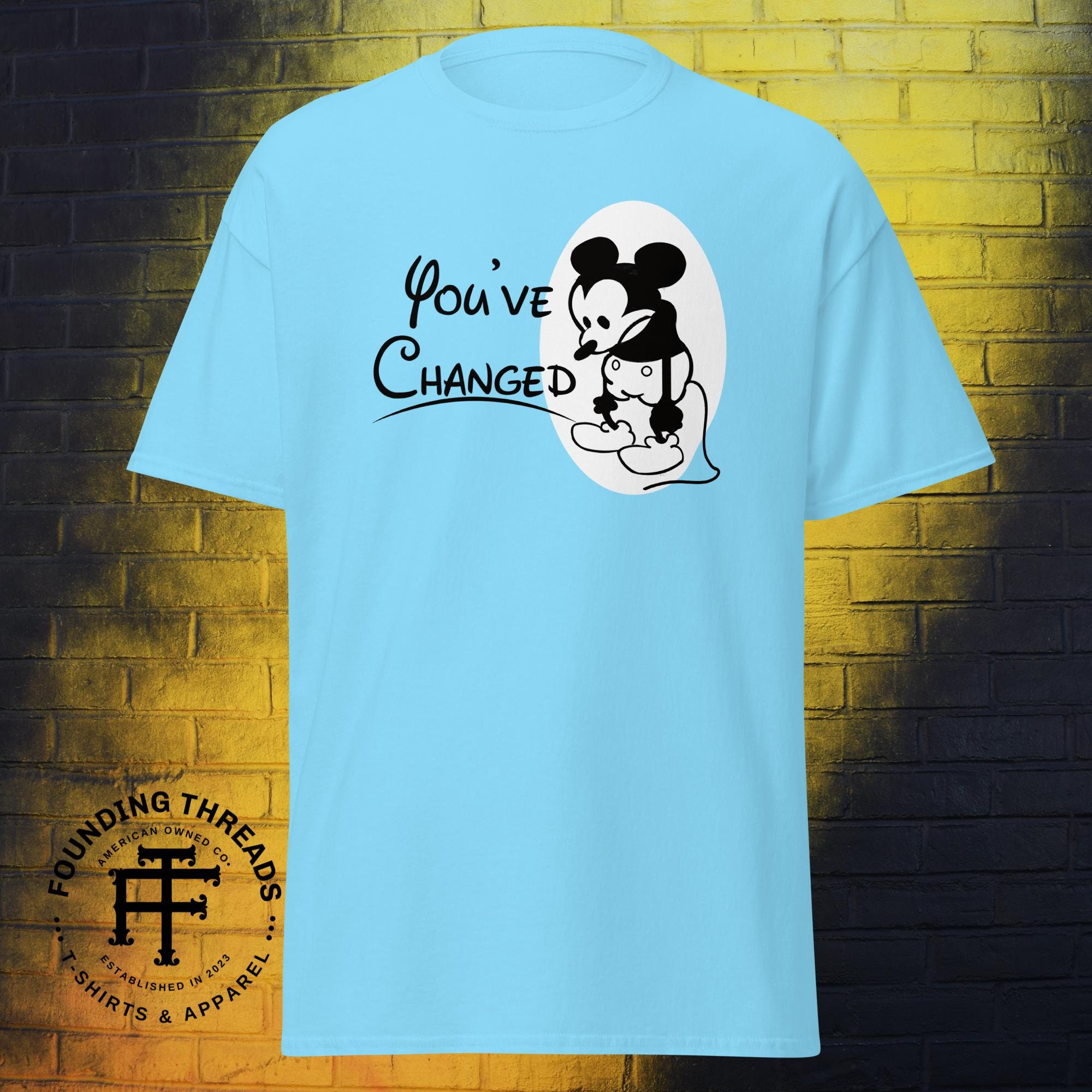 You've Changed Mickey Tshirt, Disappointed Mickey, Anti-disney T-shirt ...