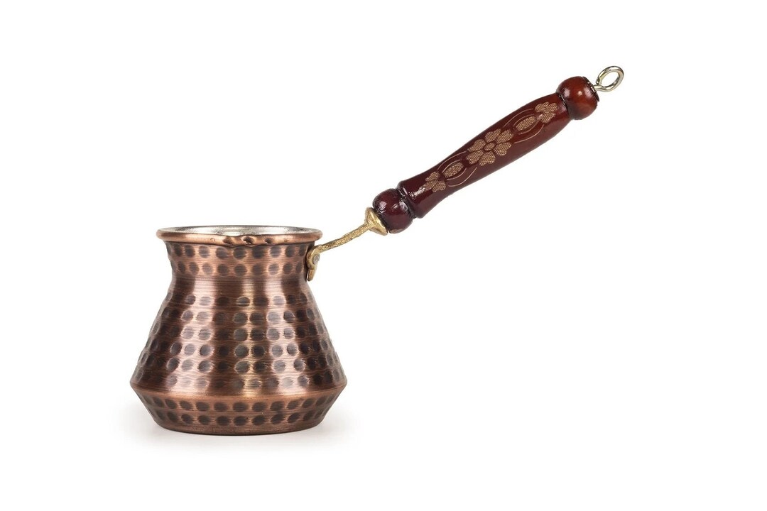 Turkish Copper Coffee Pot, Traditional Design Handmade Coffee Maker ...