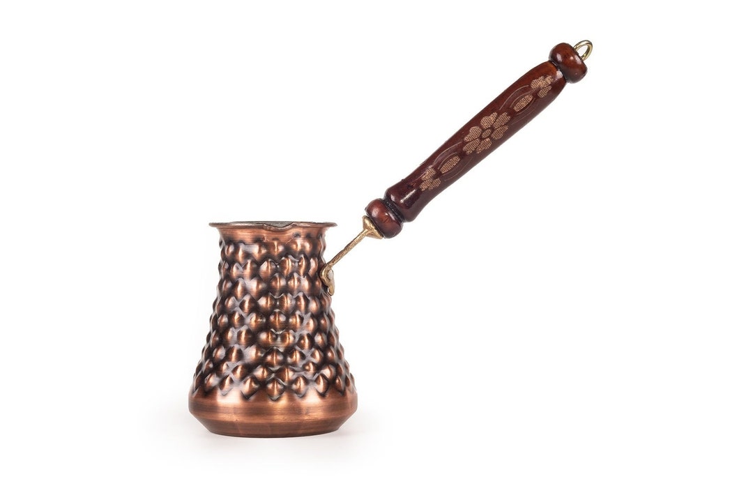 Turkish Coffee Pot, Traditional Design Handmade Copper Coffee Maker ...