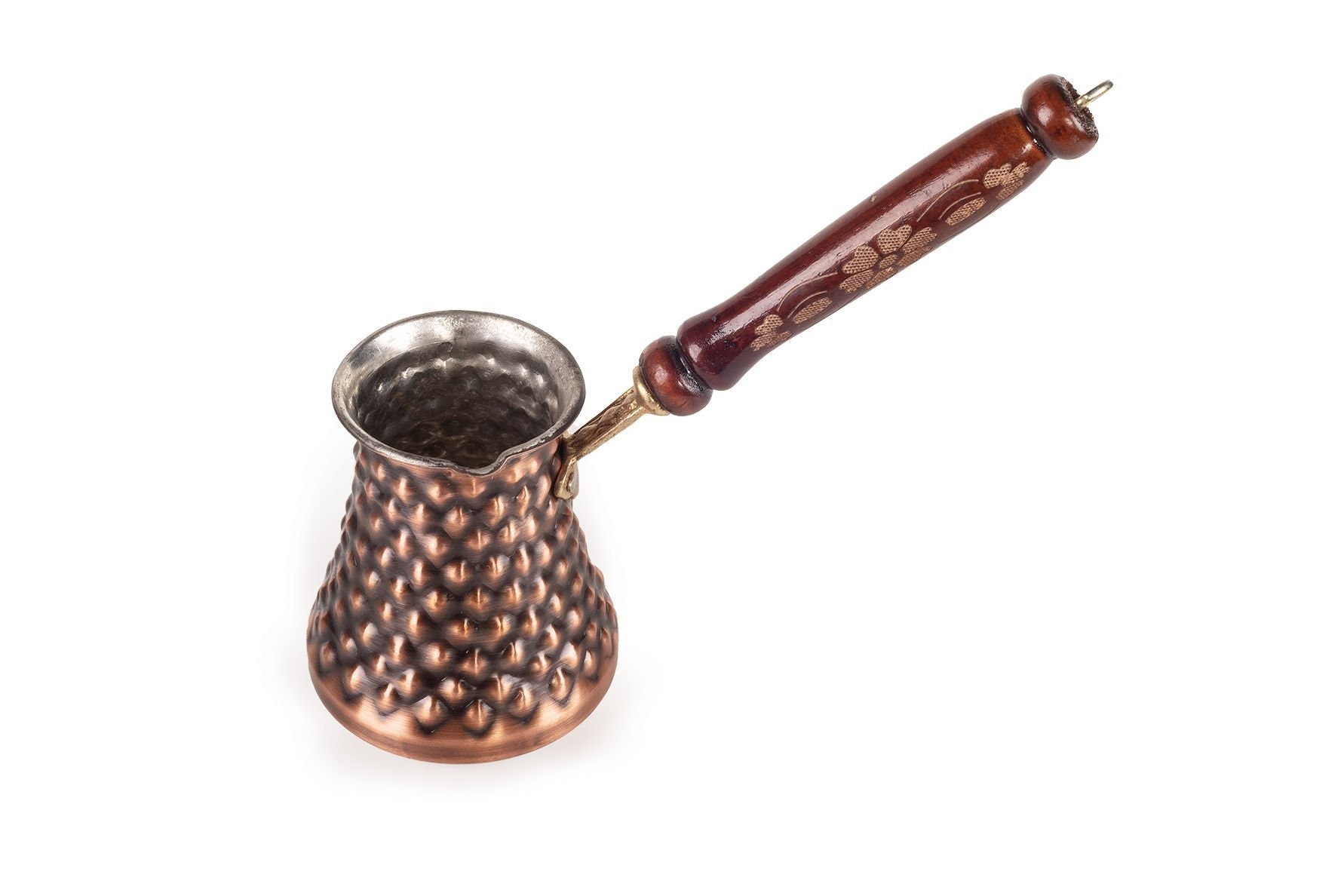 Turkish Coffee Pot, Traditional Design Handmade Copper Coffee Maker ...