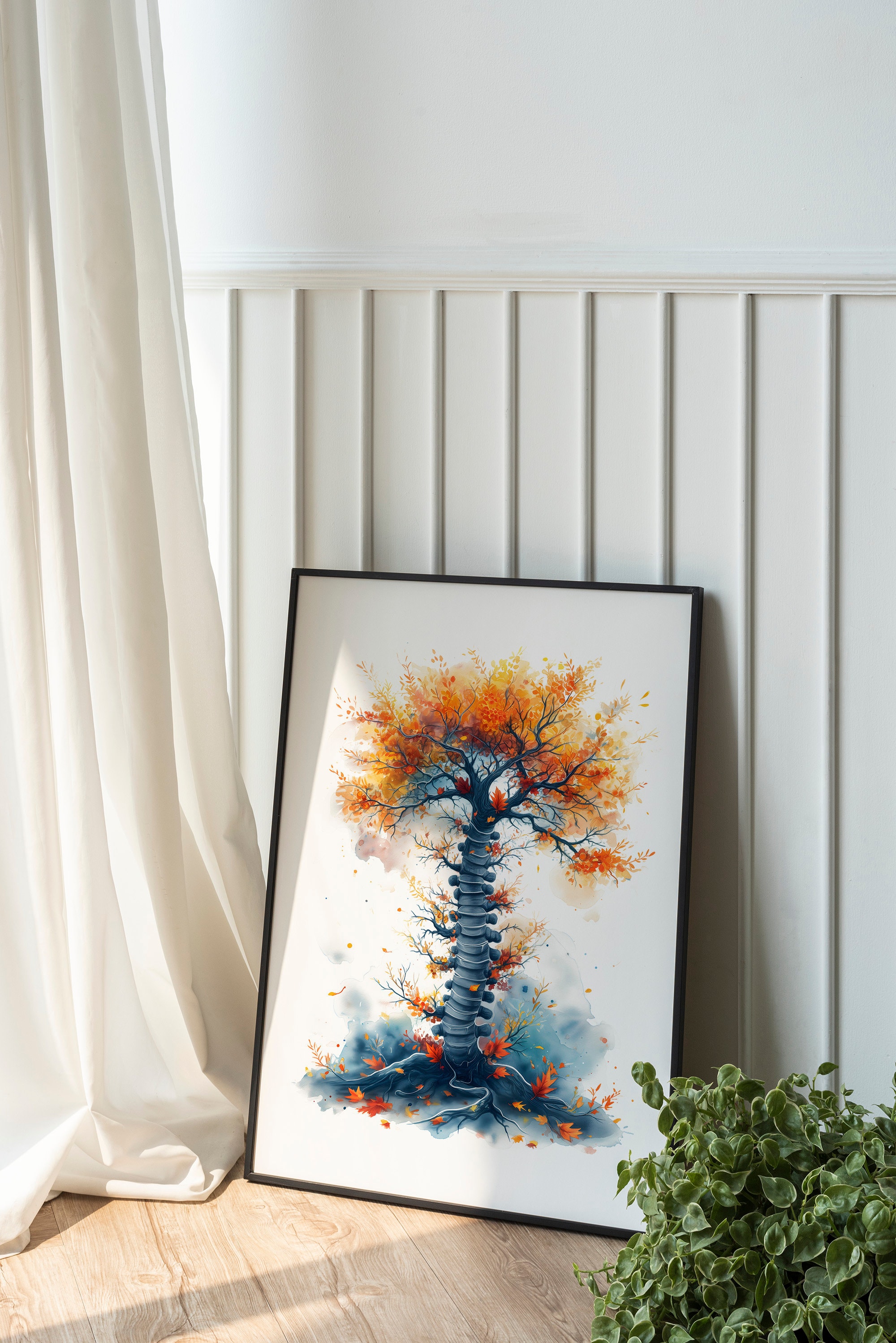 Spine Wall Art Print, Chiropractic Poster, Physical Therapy Office ...