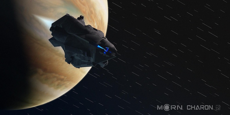 The Expanse MCRN Charon Ship Model - Etsy