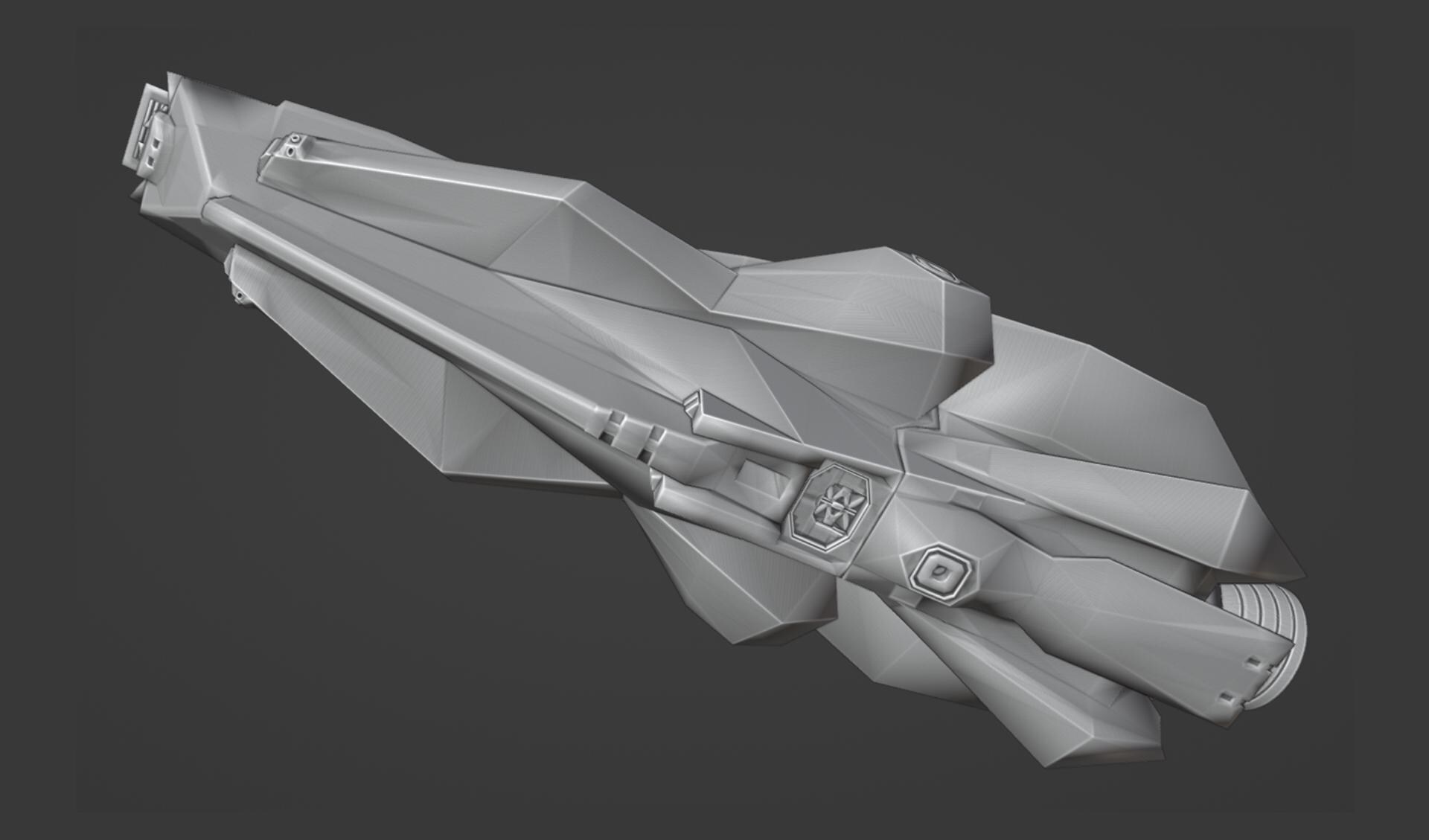 The Expanse MCRN Charon Ship Model - Etsy