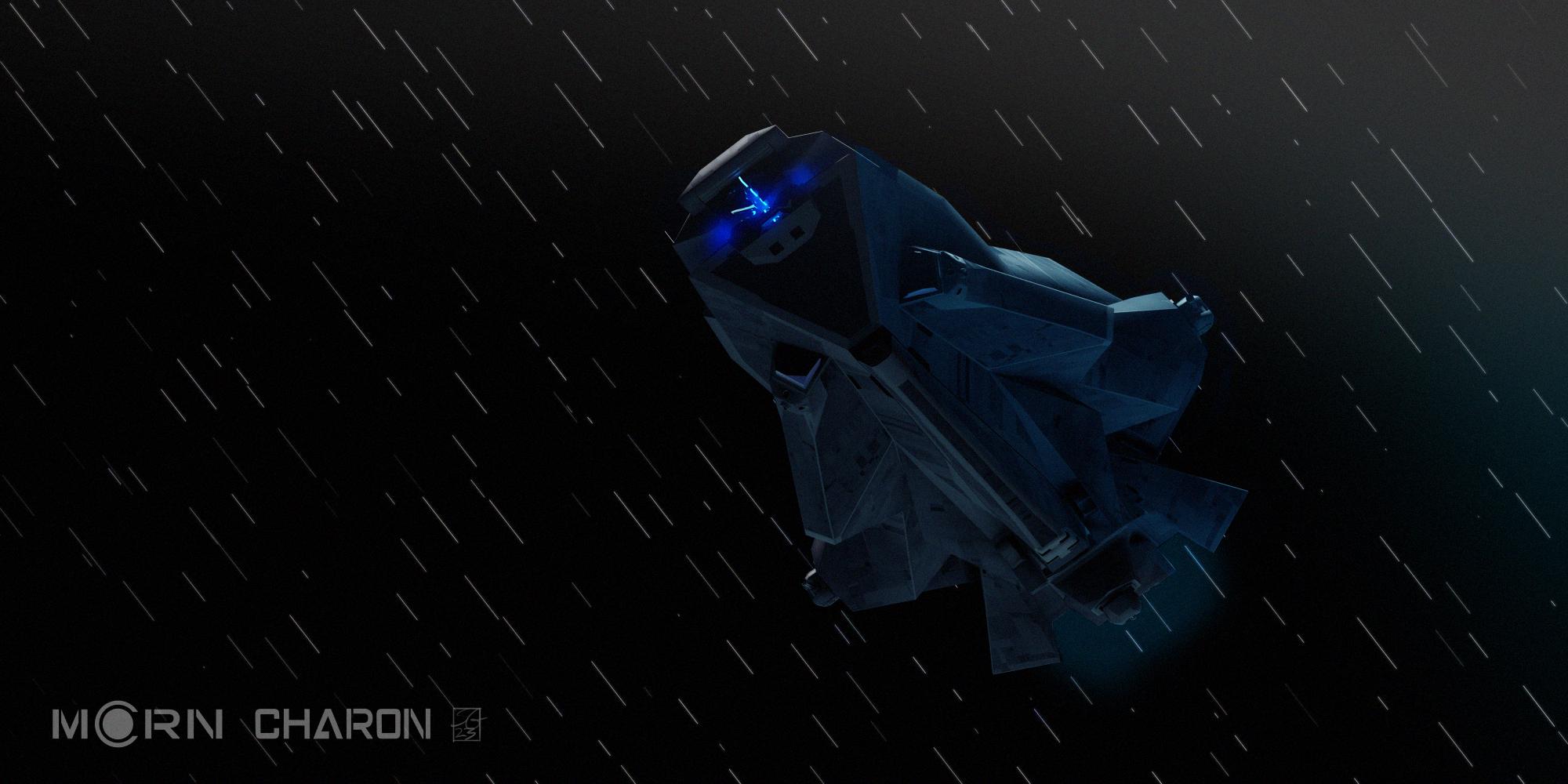 The Expanse MCRN Charon Ship Model - Etsy