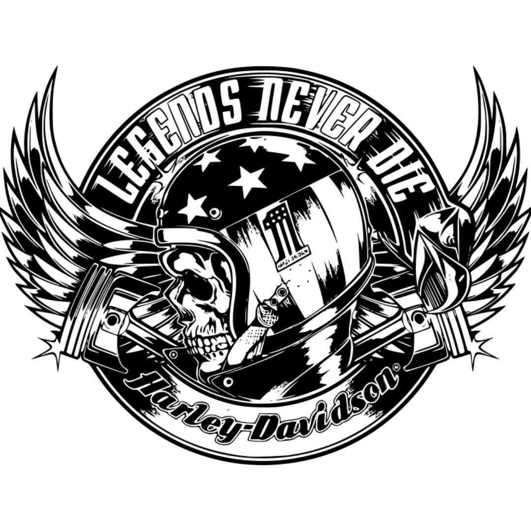 Legends Never Die Vector, Vector Illustration, Tattoo Idea, Vector ...