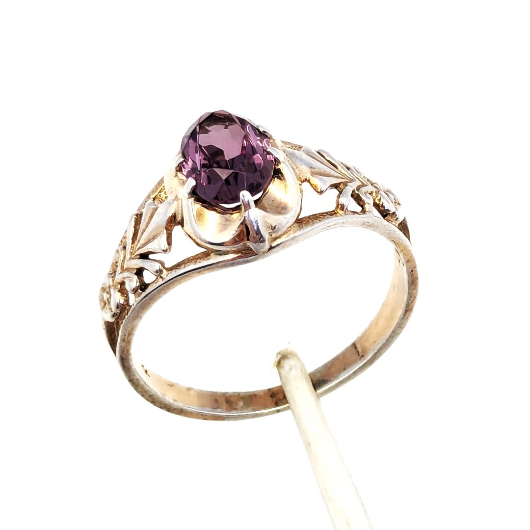 Vintage Soviet Silver Ring 875 Sterling Silver Stamp Star Ussr Old ...