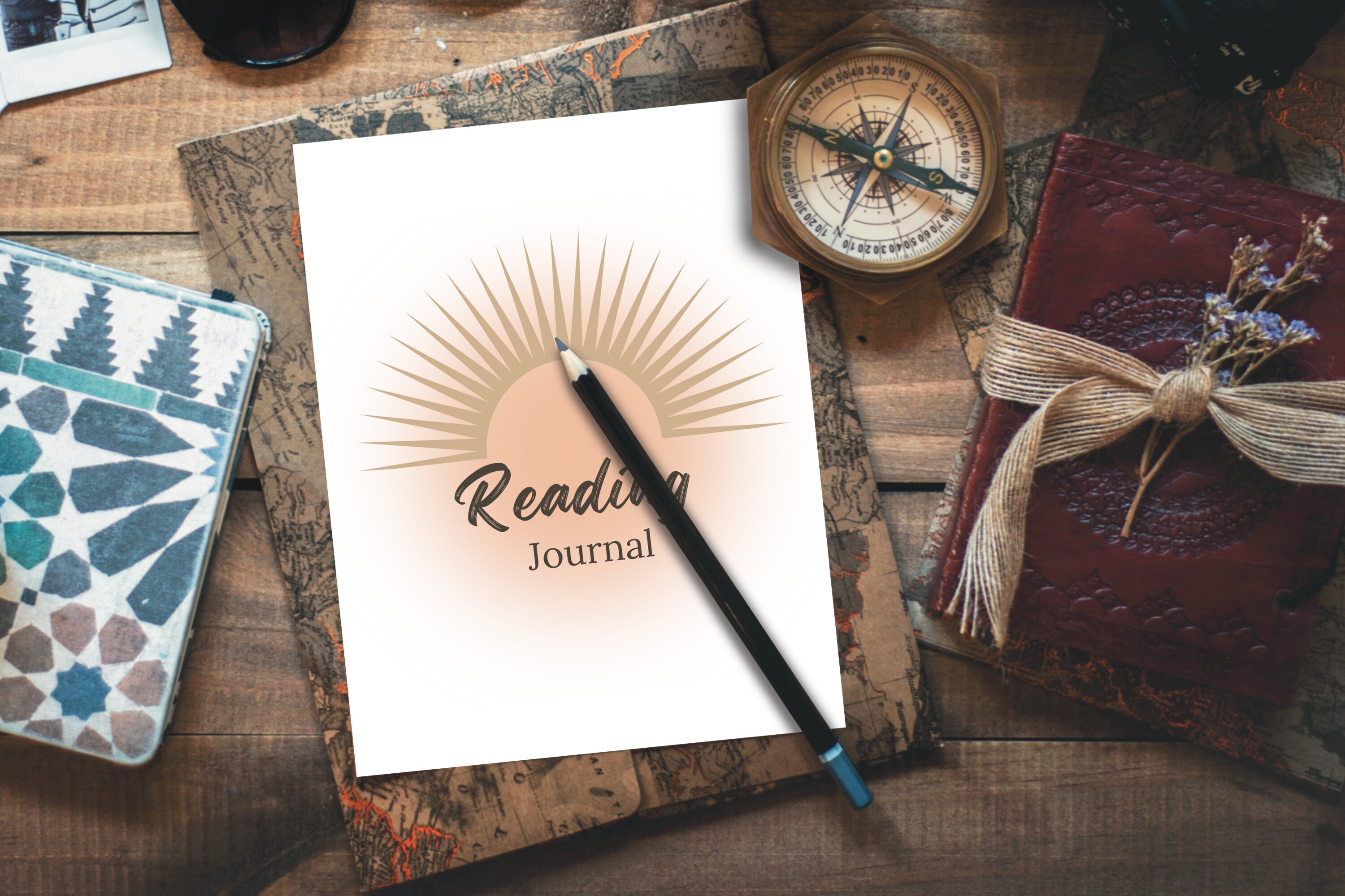 Reading Journal Printable, Book Review Journal, Reading Goals Planner ...