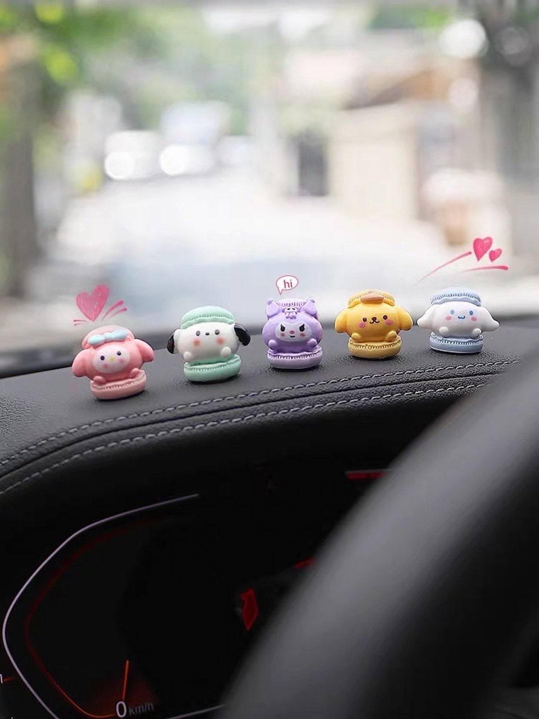 Sanrio Car Decor, Cute Car Ornaments for New Car Gift Dashboard ...