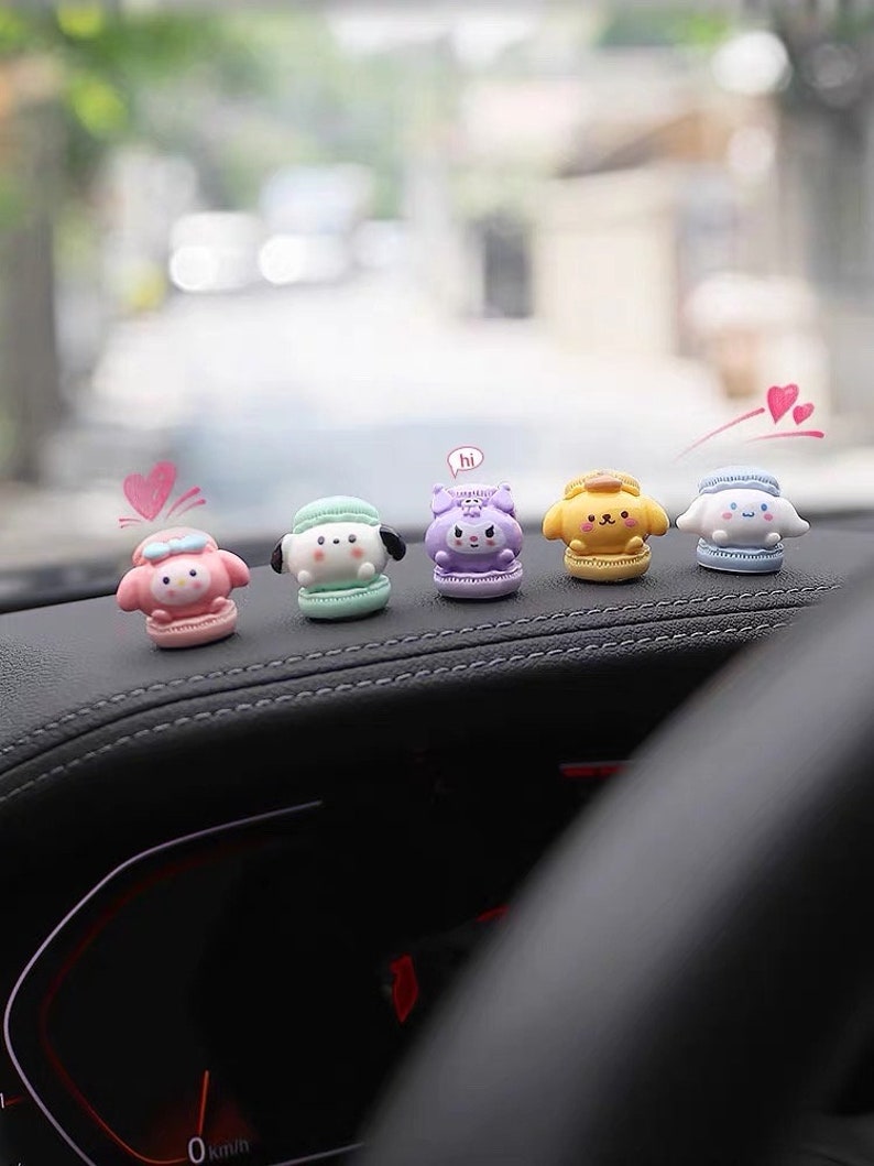 Sanrio Car Decor, Cute Car Ornaments for New Car Gift Dashboard ...