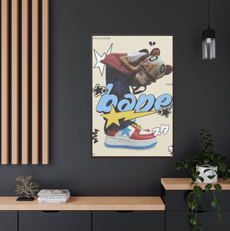 BAPE Hypebeast Vintage Poster - Etsy