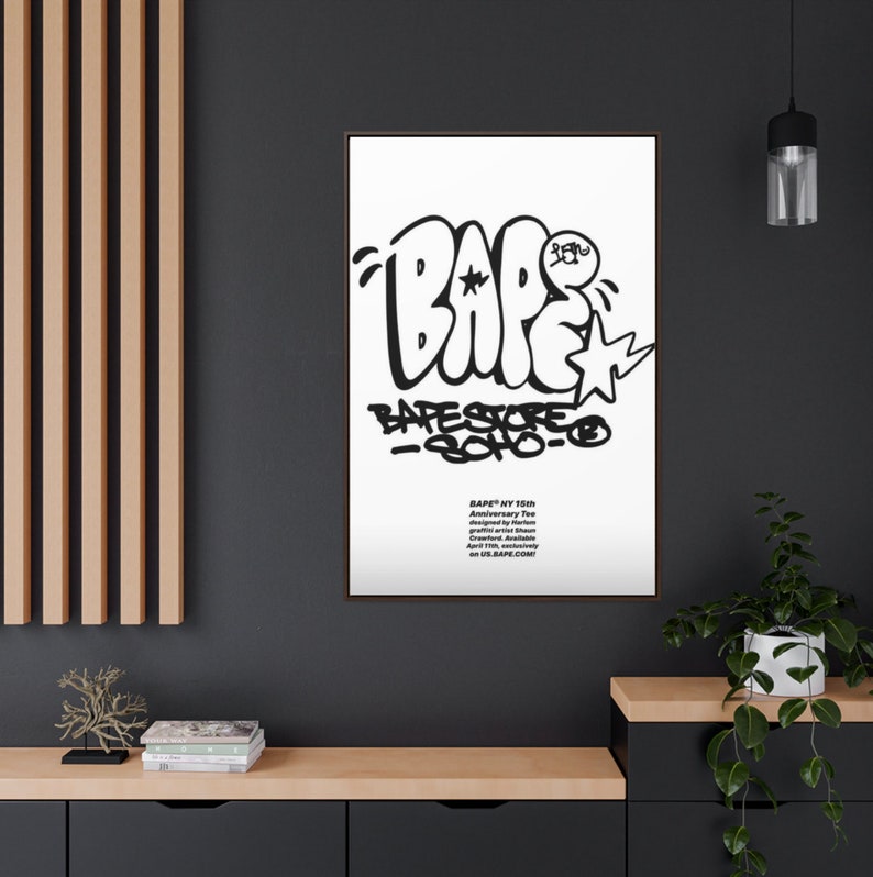 Bape Logo Hypebeast Vintage Poster - Etsy
