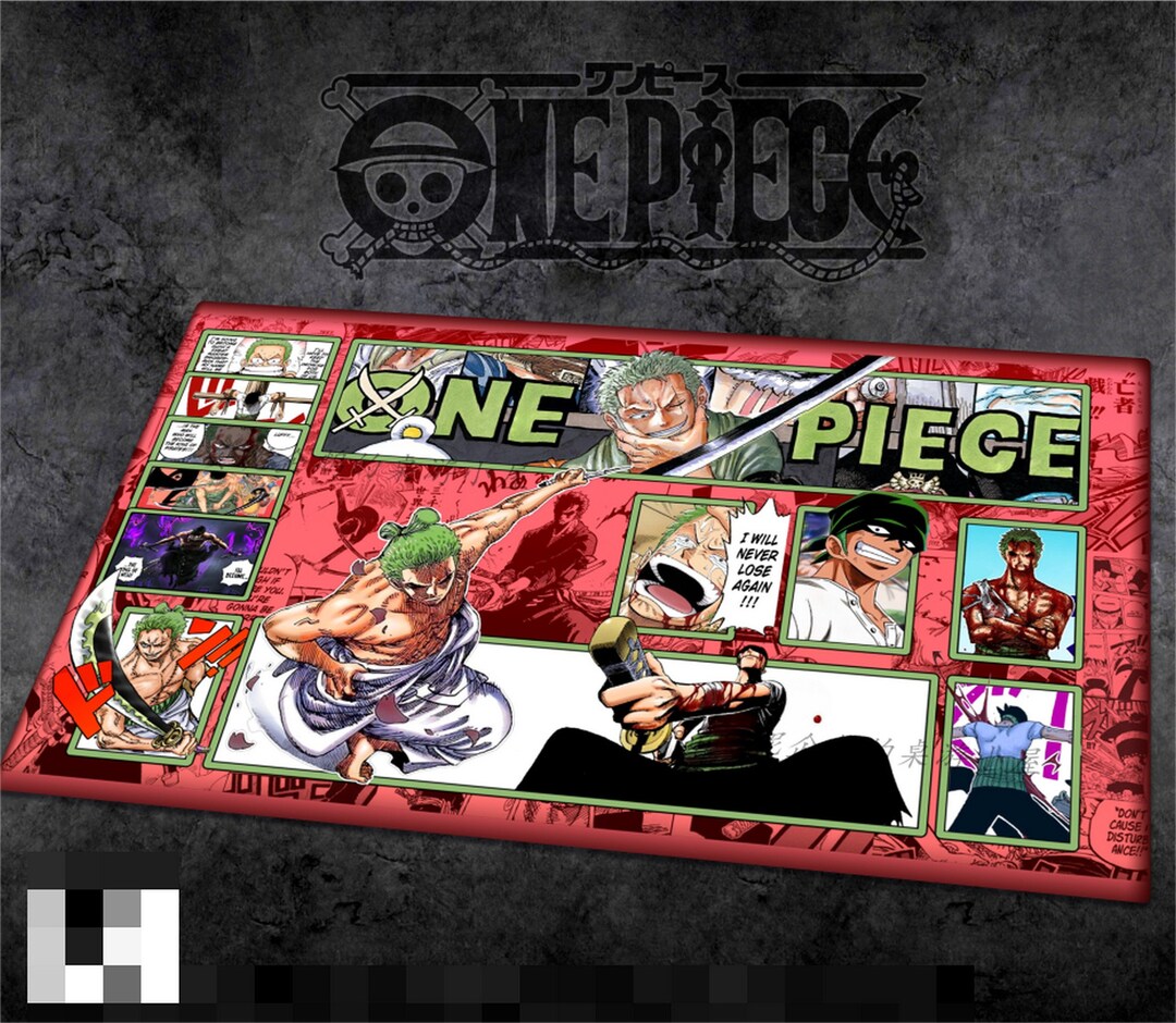 One Piece TCG Playmat Nami Luffy Zoro Sanji FRANKY Hancock Brook Roger ...