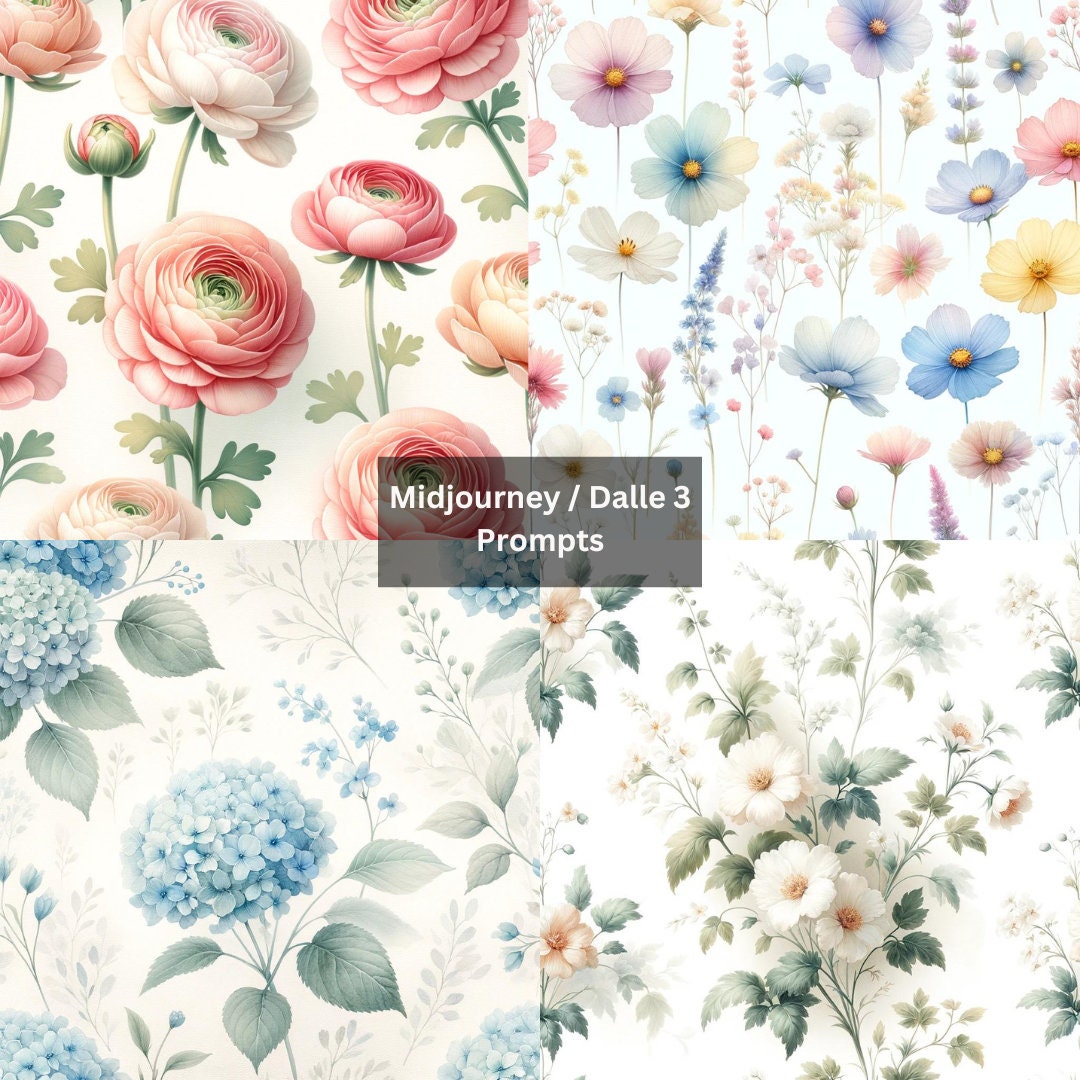 Dalle 3 Prompts Guide Pattern Prompts AI Seamless Pattern Prompt Guide ...