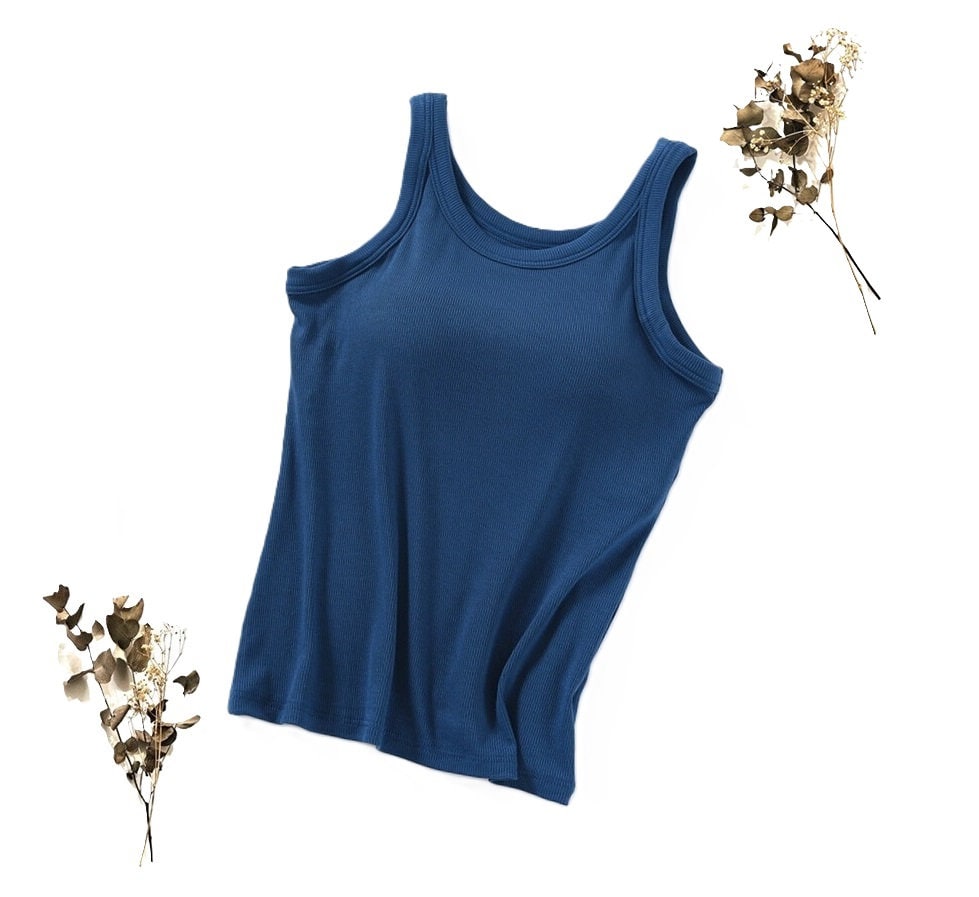 Tops With Inbuilt Bra Tank Top - Etsy