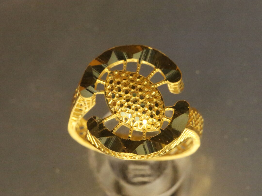 RDZAY Solid Gold Turkish Filigree Ring 22K 21K 18K - Etsy