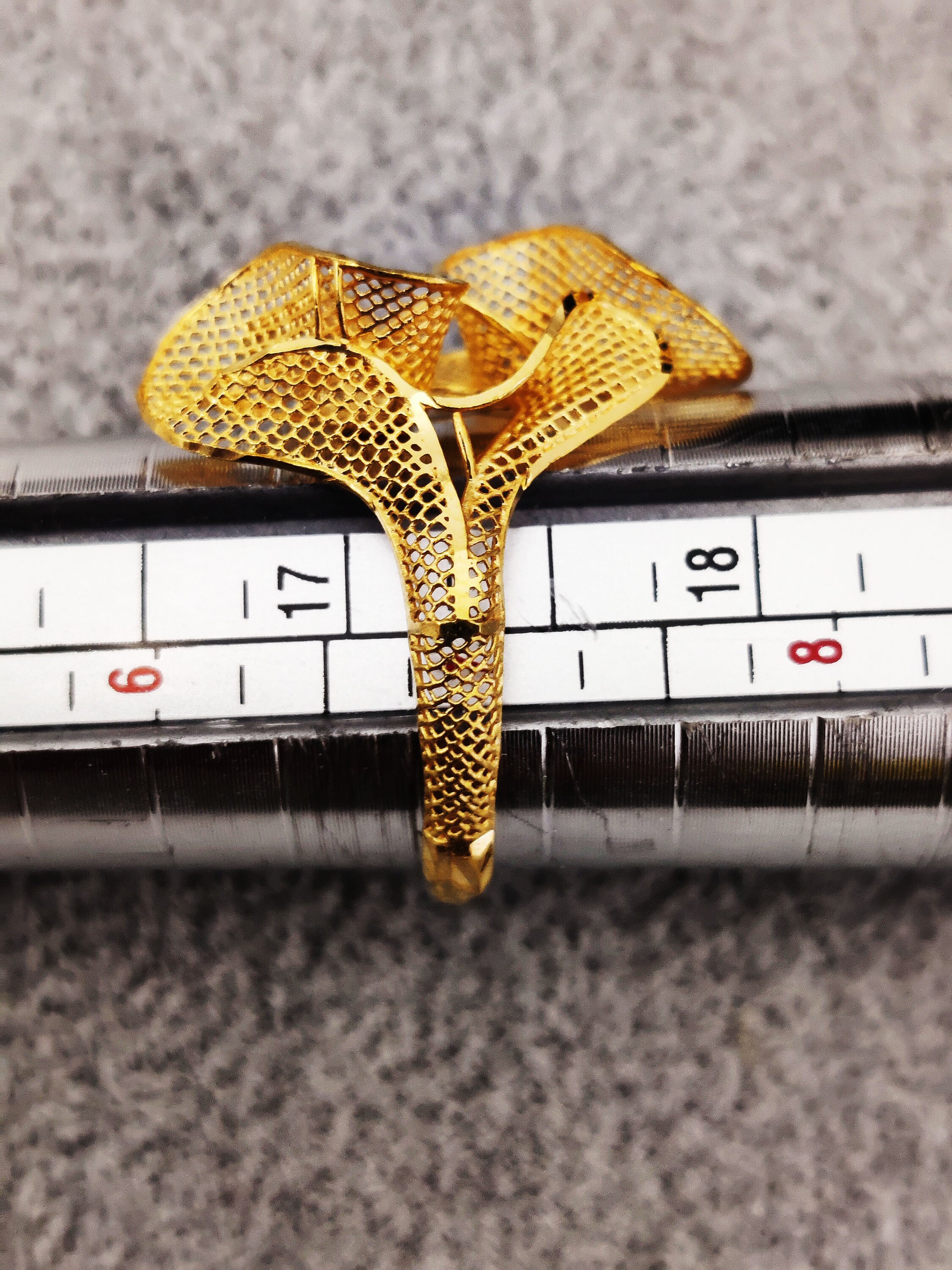 RTF70 | Solid Gold Turkish Filigree Ring | 21K or 22K - Etsy