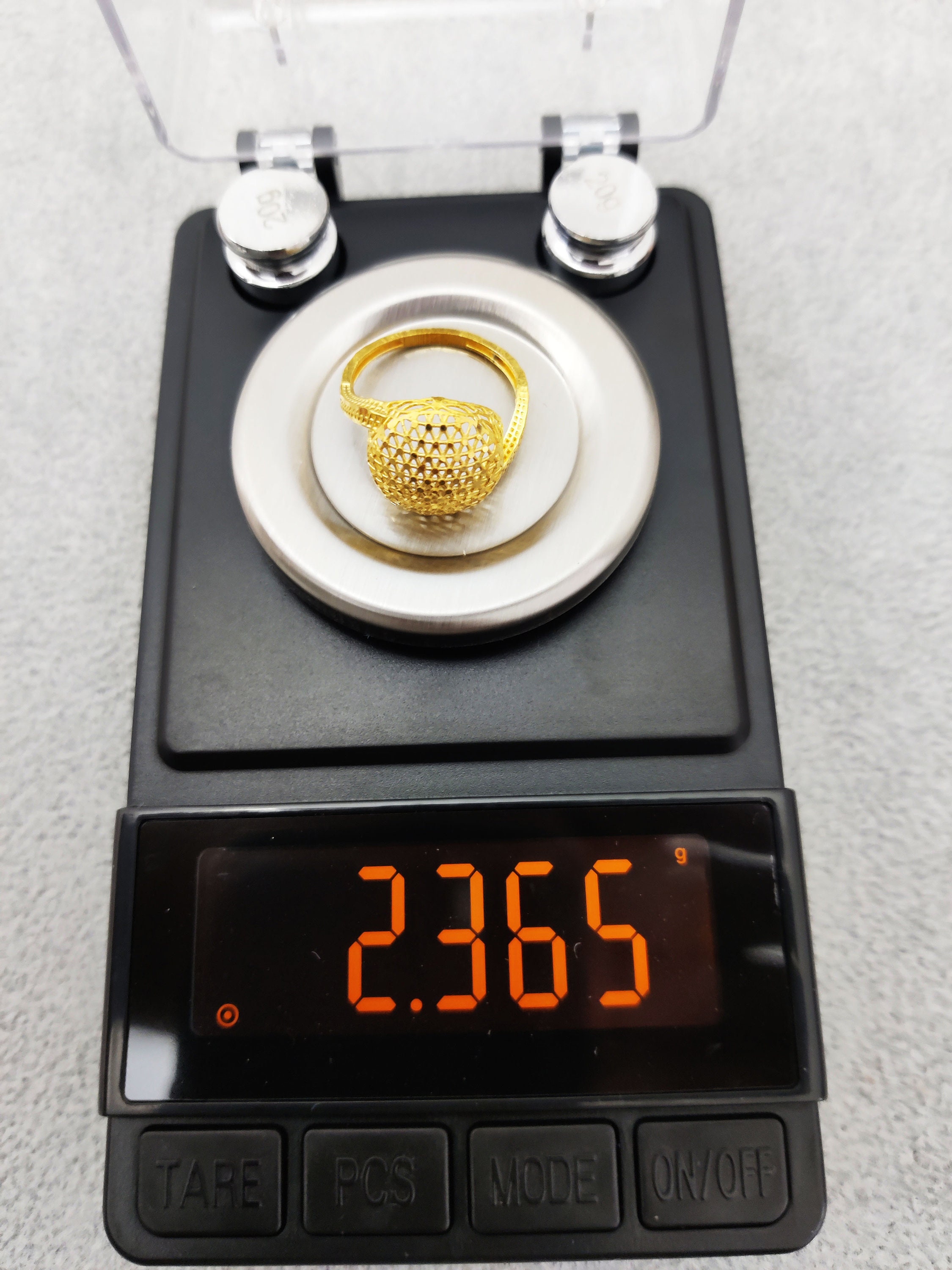 RB5601 | Solid Gold Turkish Filigree Ring | 21K | 22K - Etsy