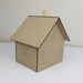 Easter MDF House Blank for Crafts, Wooden House Base for Seasonal Decor ...