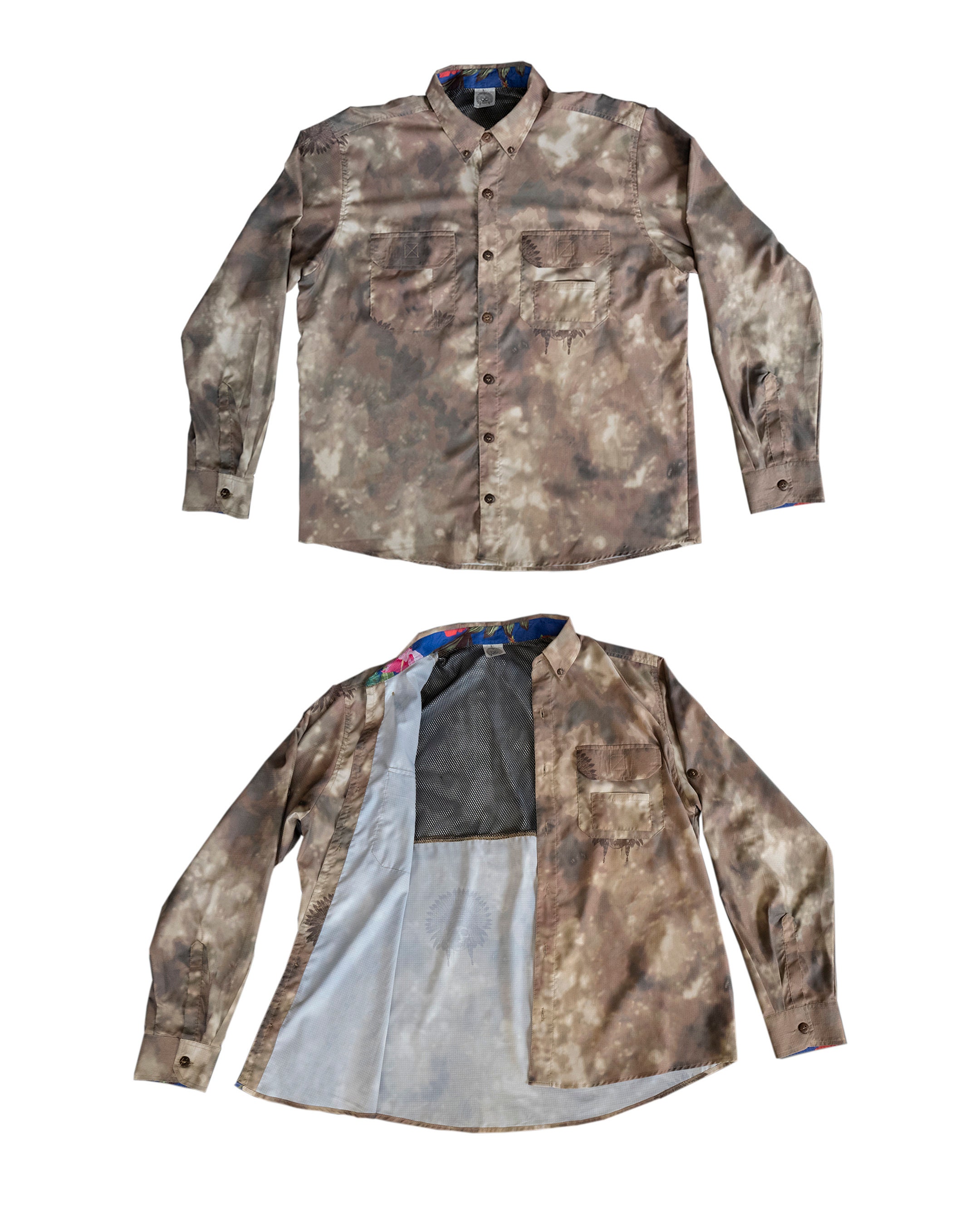 Bone Tactical Combat Shirt camo Print Warm Weather - Etsy