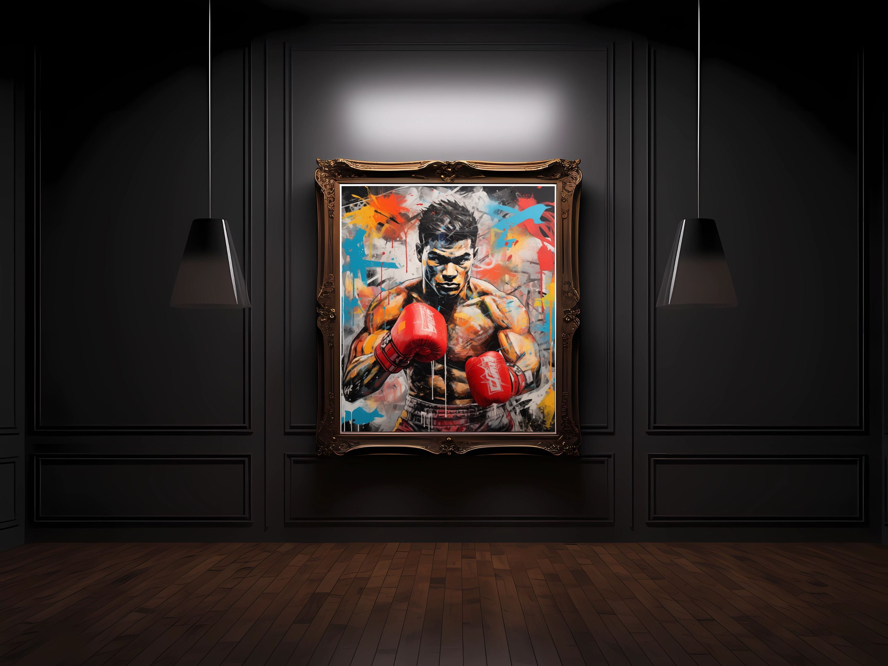 Graffiti Wall Art Bold Boxing Sports Poster Digital Download Print - Etsy