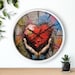 Love Hands Unique Wall Clock, Graffiti Style Timepiece, 10 X 10 ...