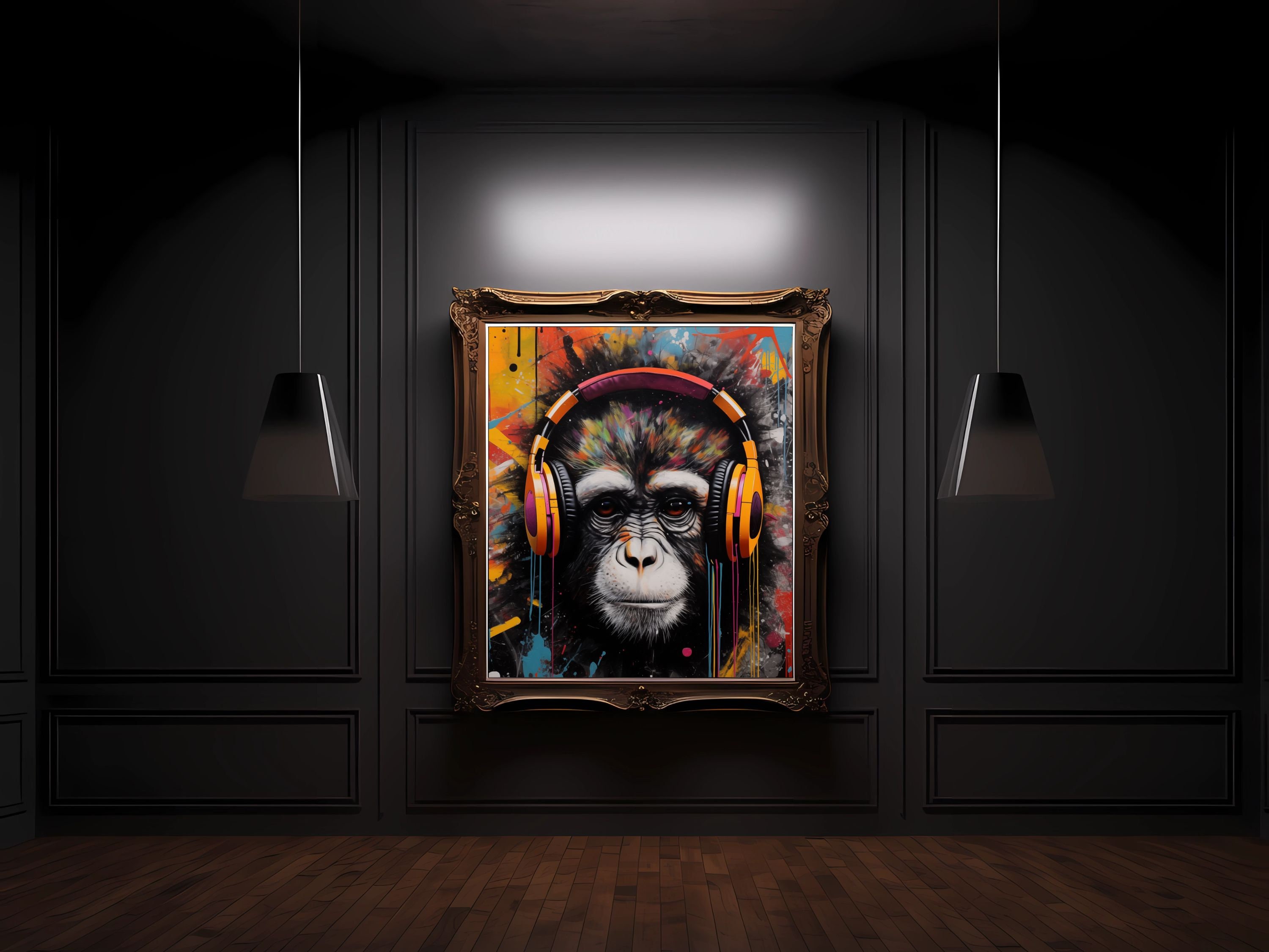 Graffiti Wall Art Colorful Wall Decor Urban Graffiti Poster Street Pop ...