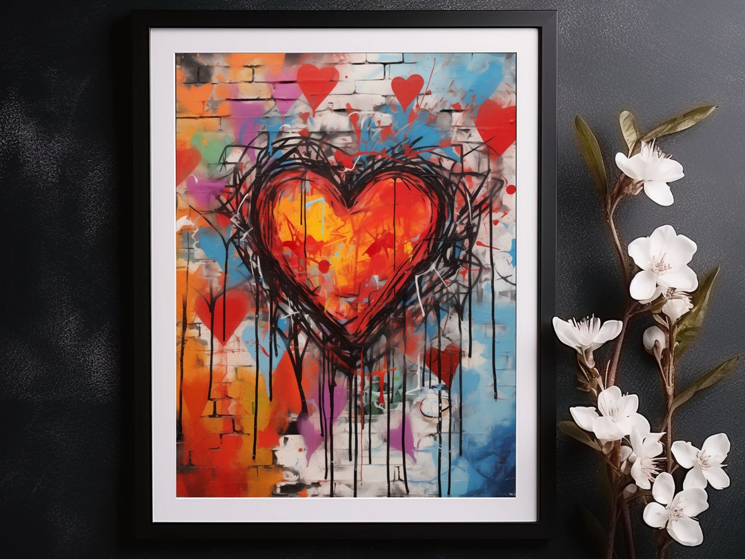 Graffiti Wall Art Instant Print Modern Urban Wall Art Contemporary ...