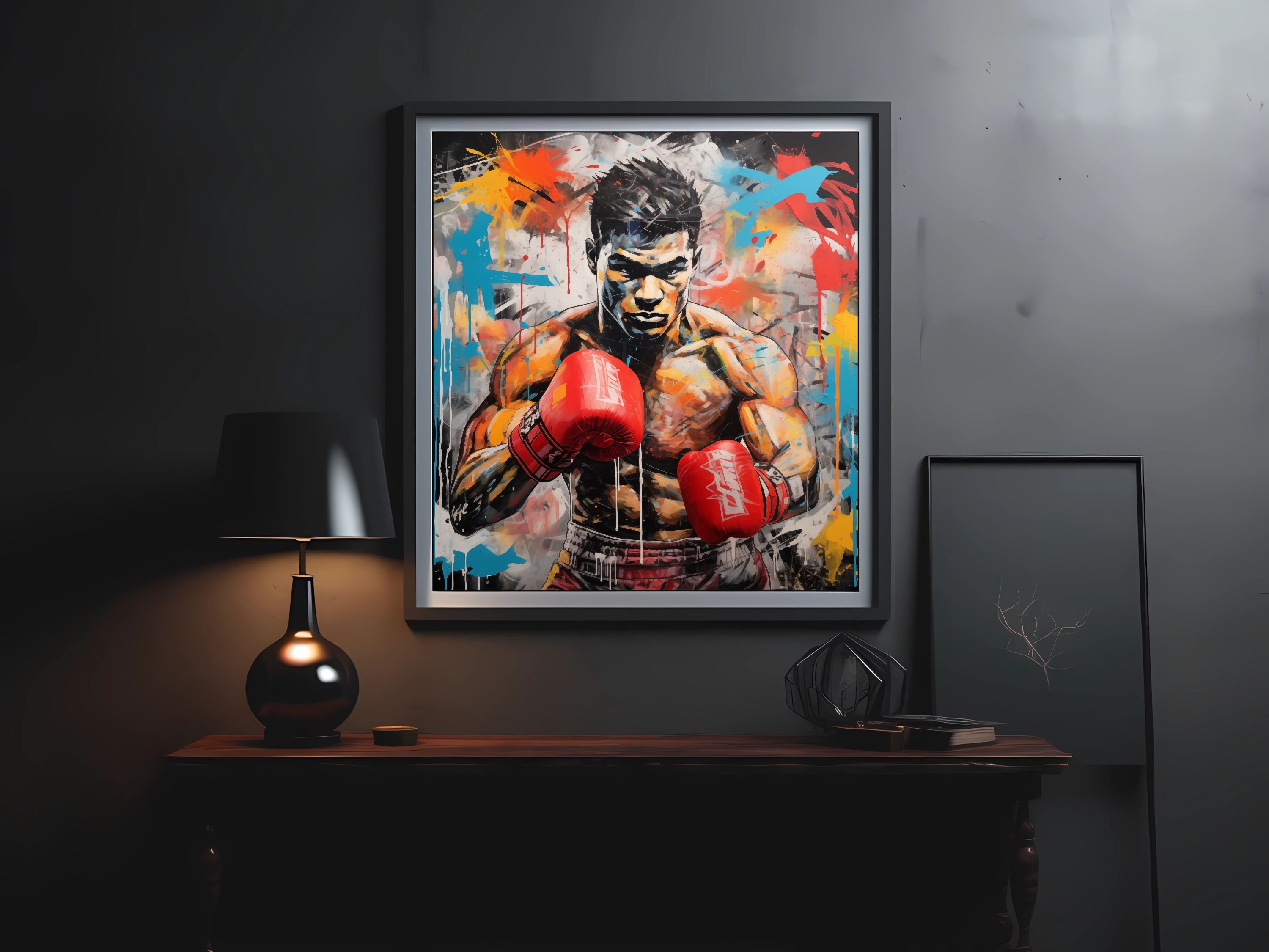 Graffiti Wall Art Bold Boxing Sports Poster Digital Download Print - Etsy