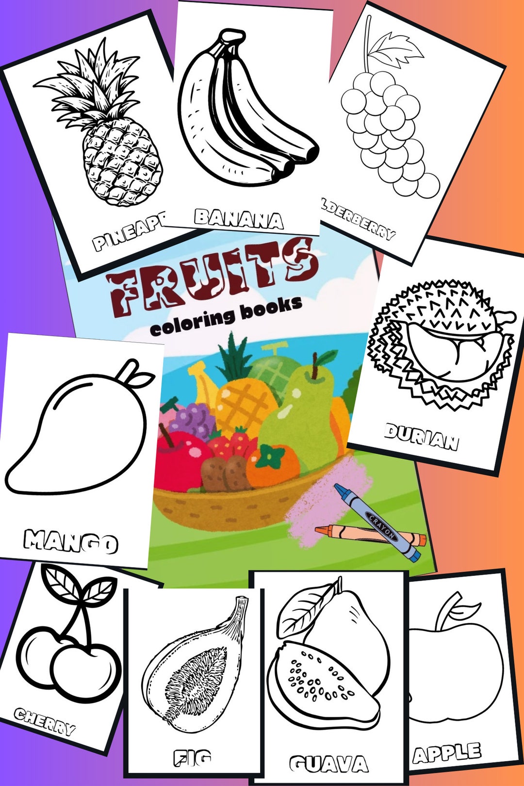 Coloring Books for Kids - Etsy