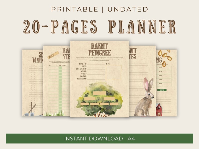 Plan Your Rabbit Adventure: Discover the Perfect Rabbit Planner direct ...