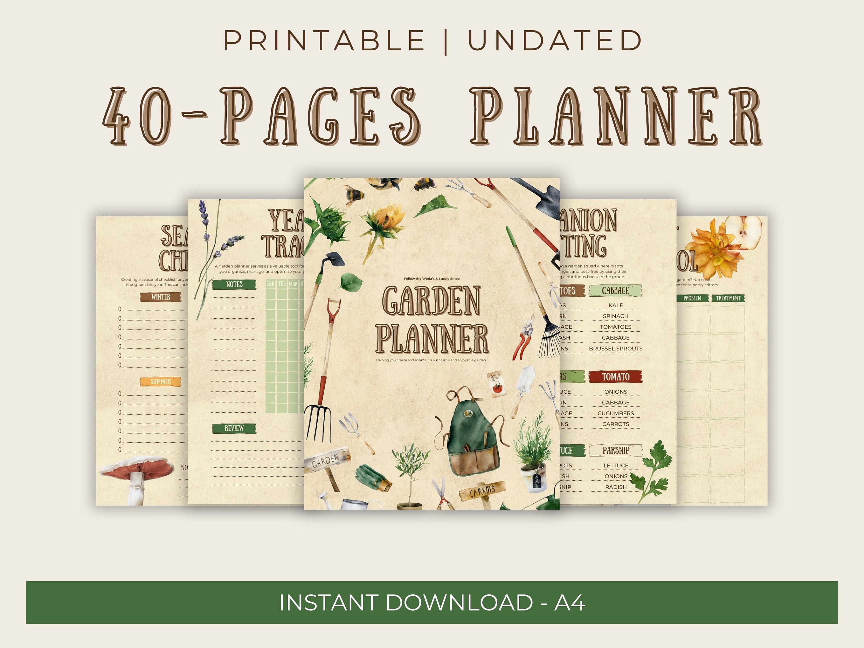Digital Garden Planner: Plan, Grow, Harvest Your Green Thumb's Best ...