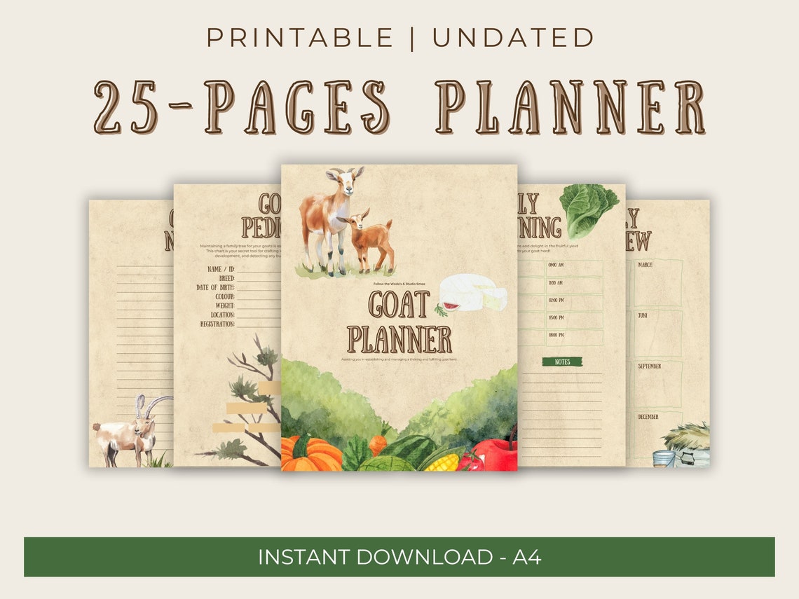 Ultimate Goat Planner: Your Complete Guide to Happy Herding and ...