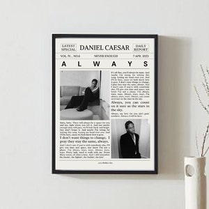 Daniel Caesar Always Poster - Etsy