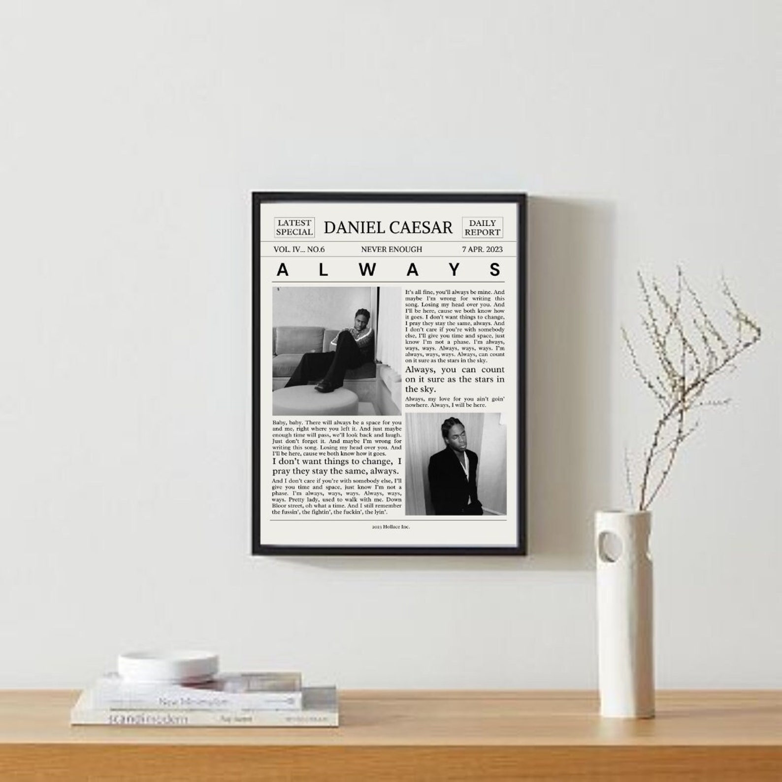 Always DANIEL CAESAR Minimalist Album Poster (instant Download), 12x16 ...