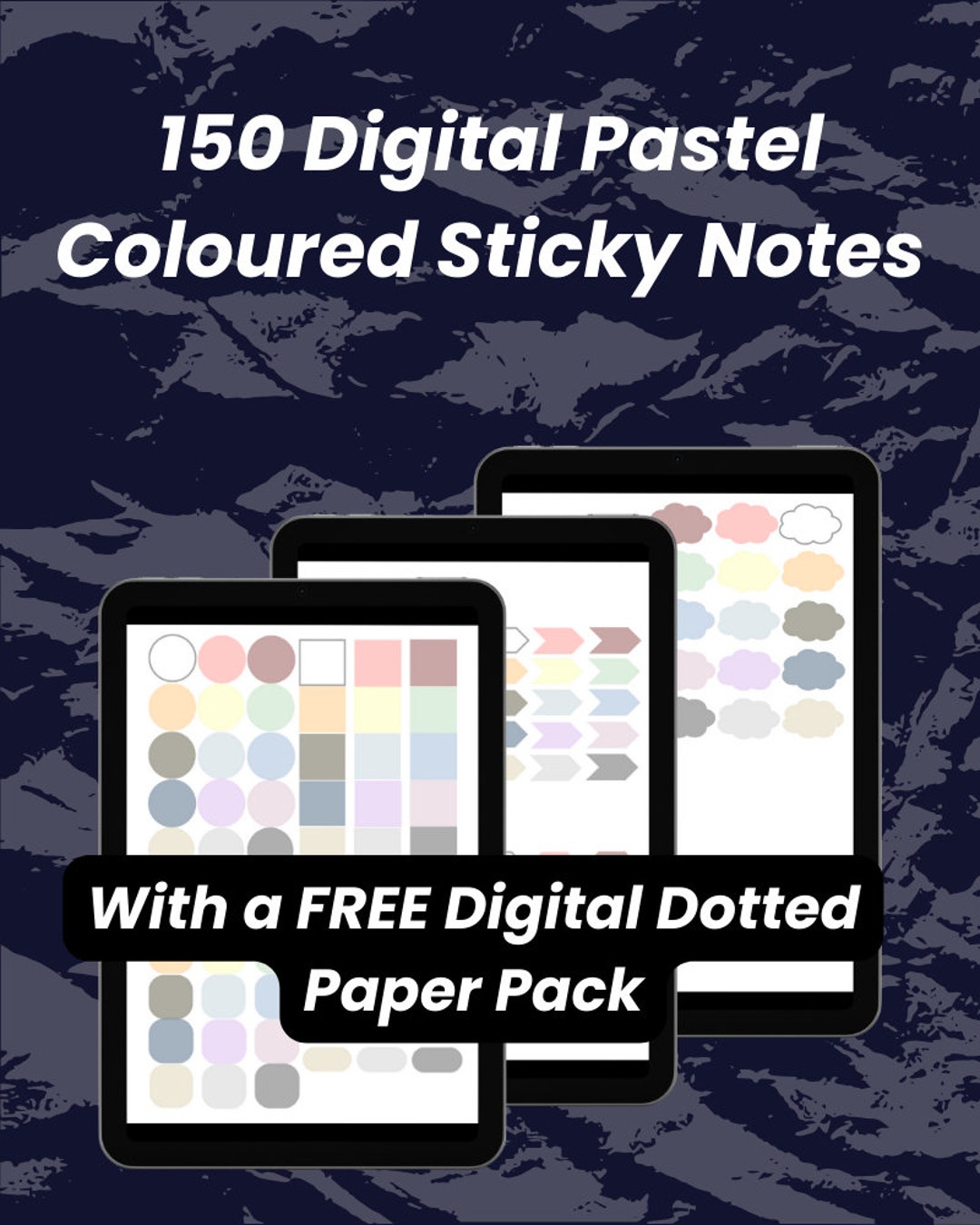 Digital Pastel Coloured Sticky Notes | Perfect for Students Using Ipad ...