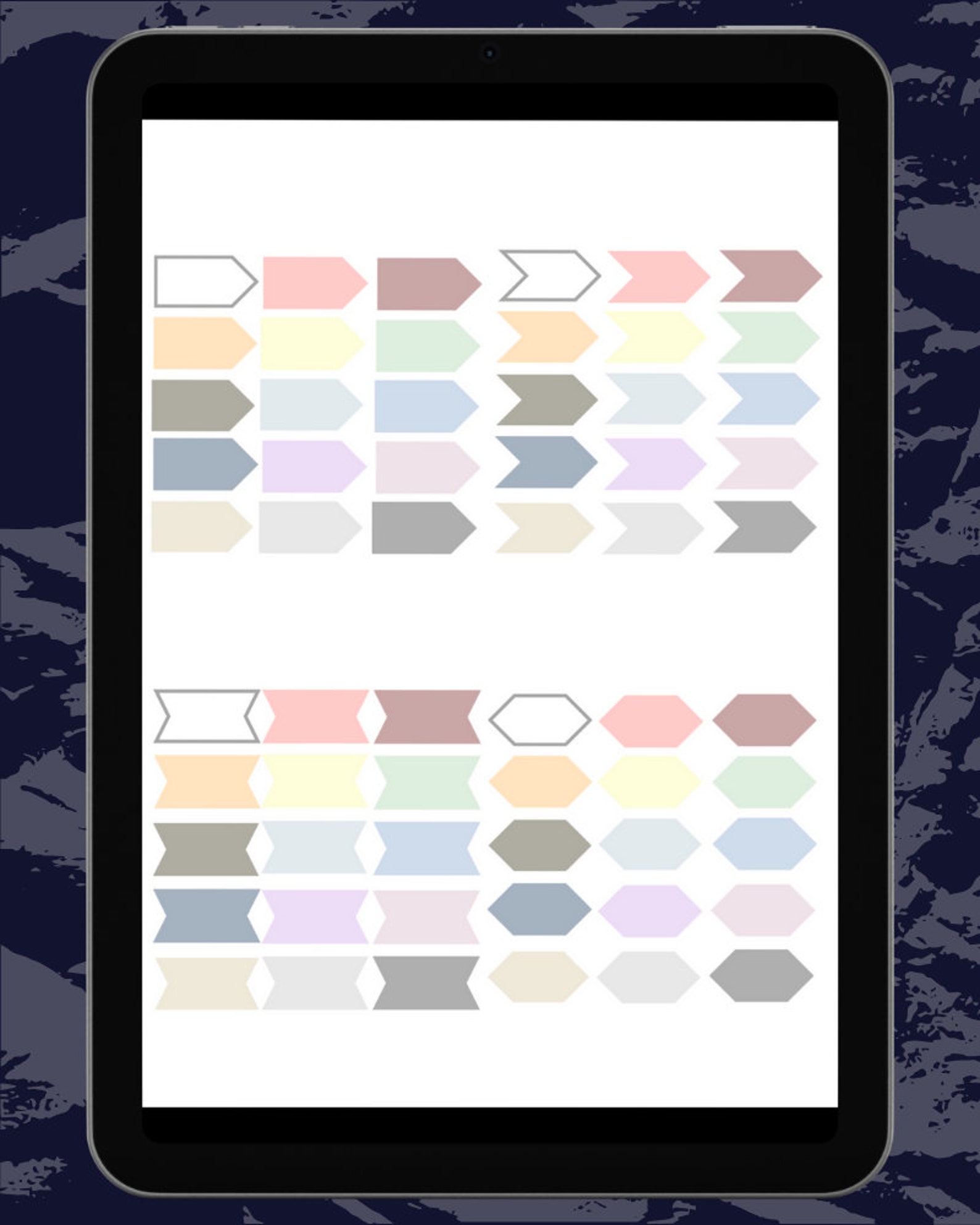 Digital Pastel Coloured Sticky Notes | Perfect for Students Using Ipad ...