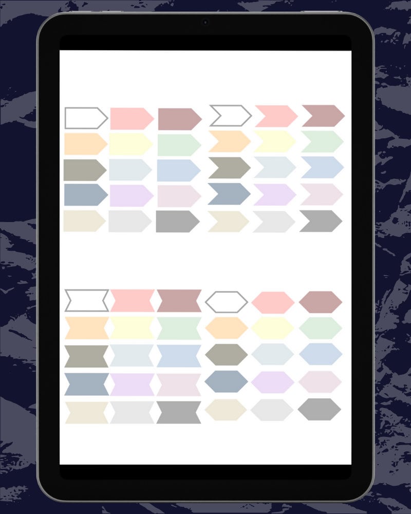 Digital Pastel Coloured Sticky Notes | Perfect for Students Using Ipad ...