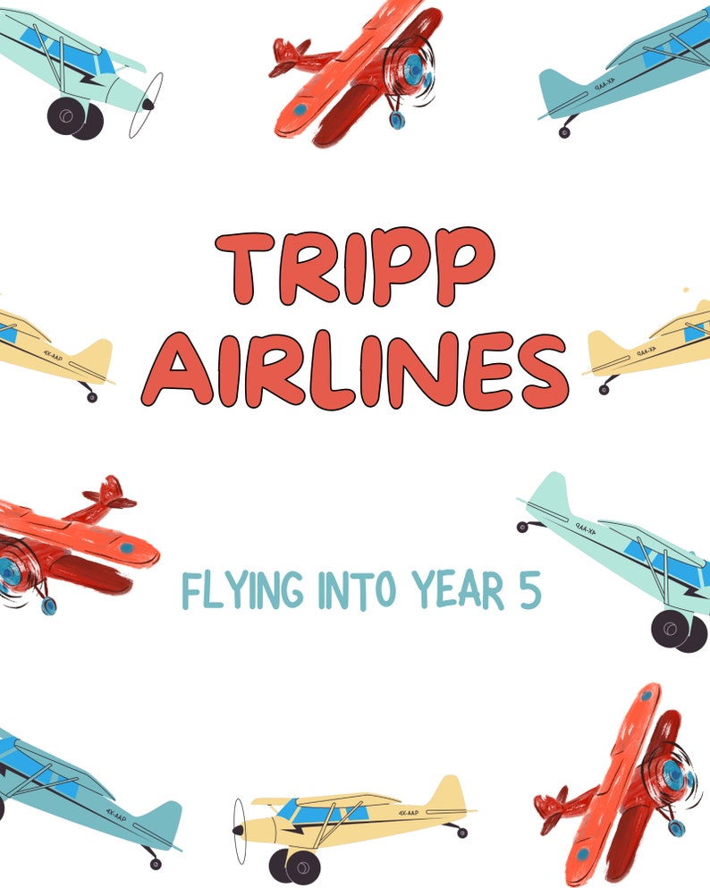 Editable Airplane Birthday Sign Bundle, Time Flies First Birthday, Two ...