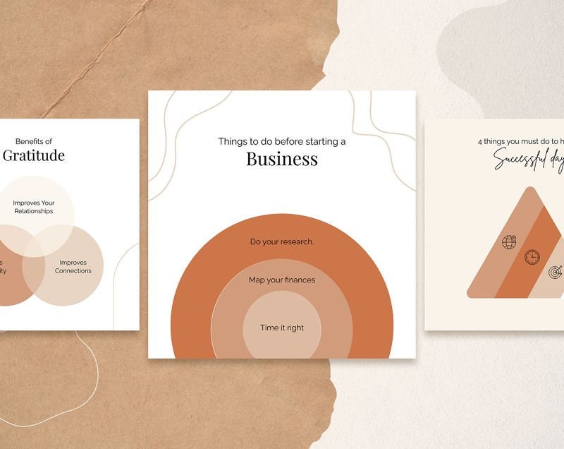 Infographics Instagram Posts - Etsy