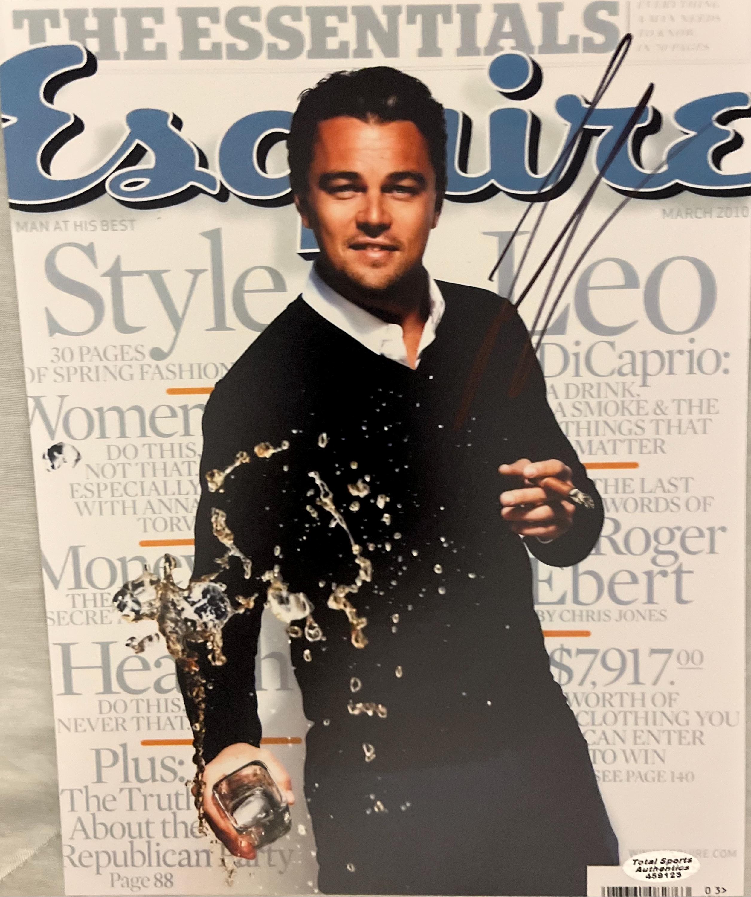 Leonardo Dicaprio Signed Photo With COA - Etsy