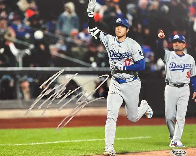 Shohei Ohtani Signed LA Dodgers Photo With COA - Etsy