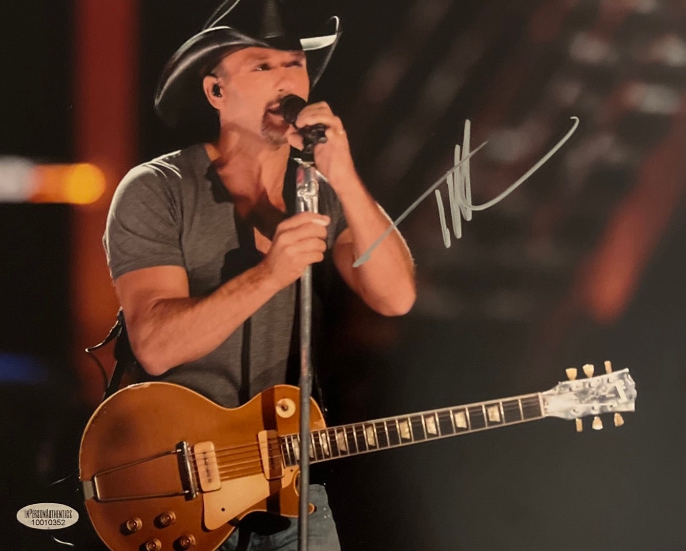 Tim Mcgraw Signed 8x10 Photo With COA - Etsy