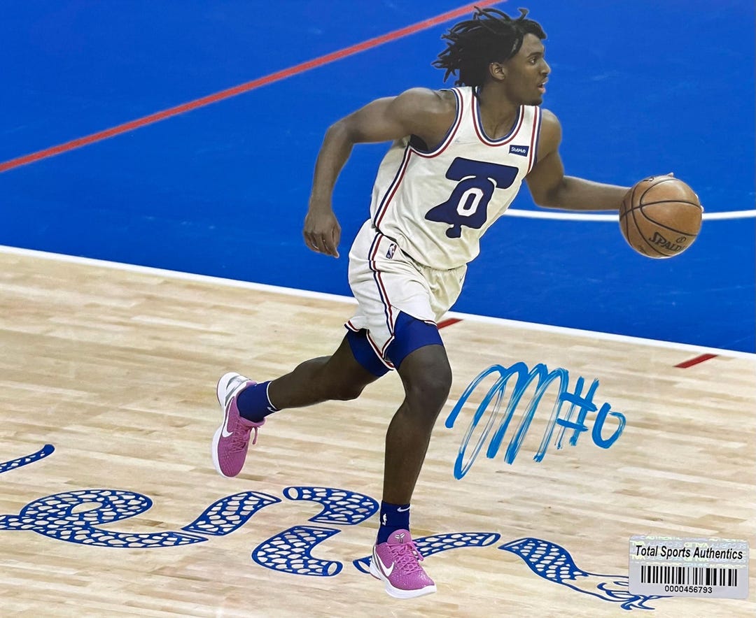 Tyrese Maxey Signed Photo With COA - Etsy