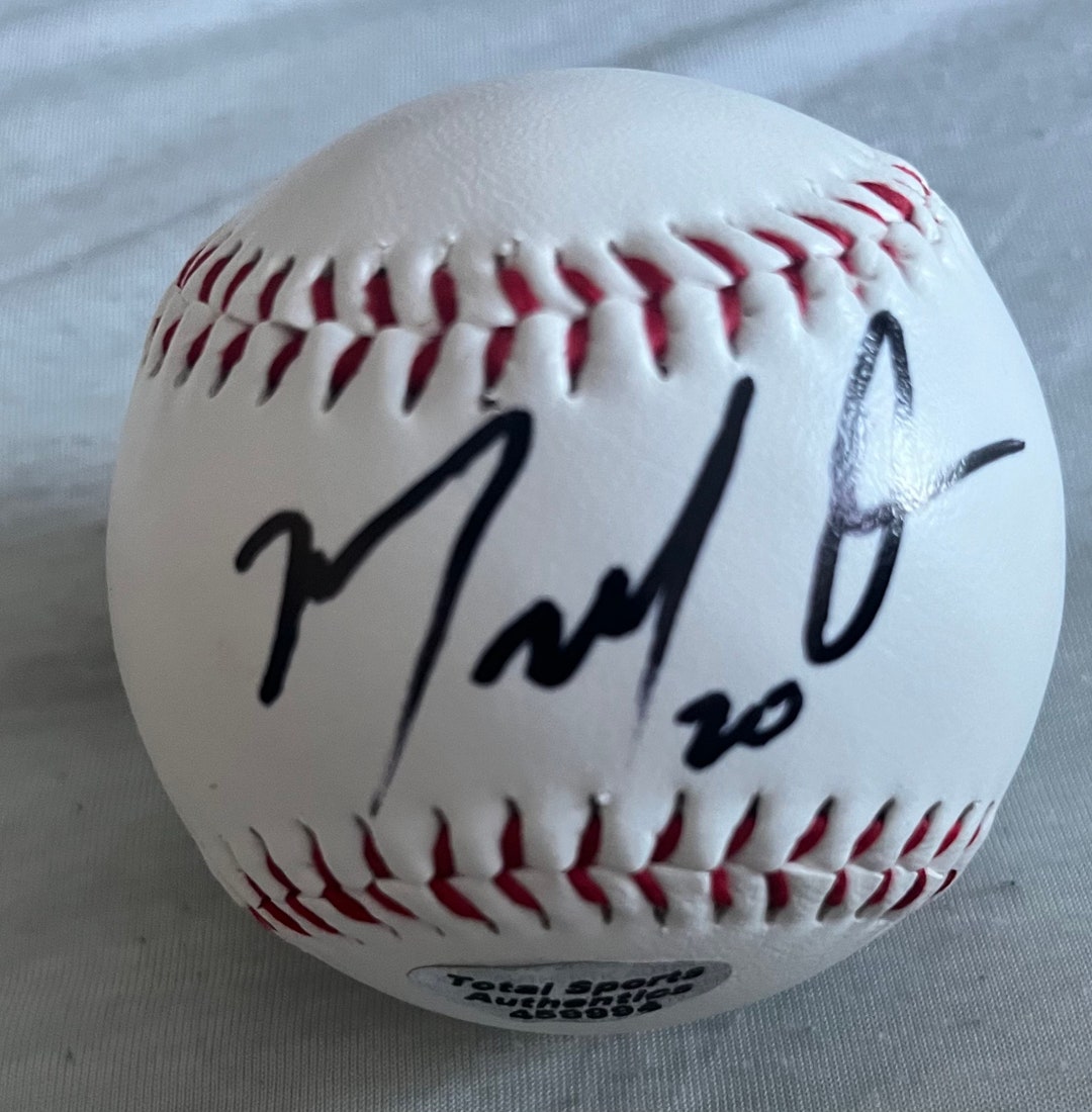 Marcell Ozuna Atlanta Braves Signed Baseball - Etsy