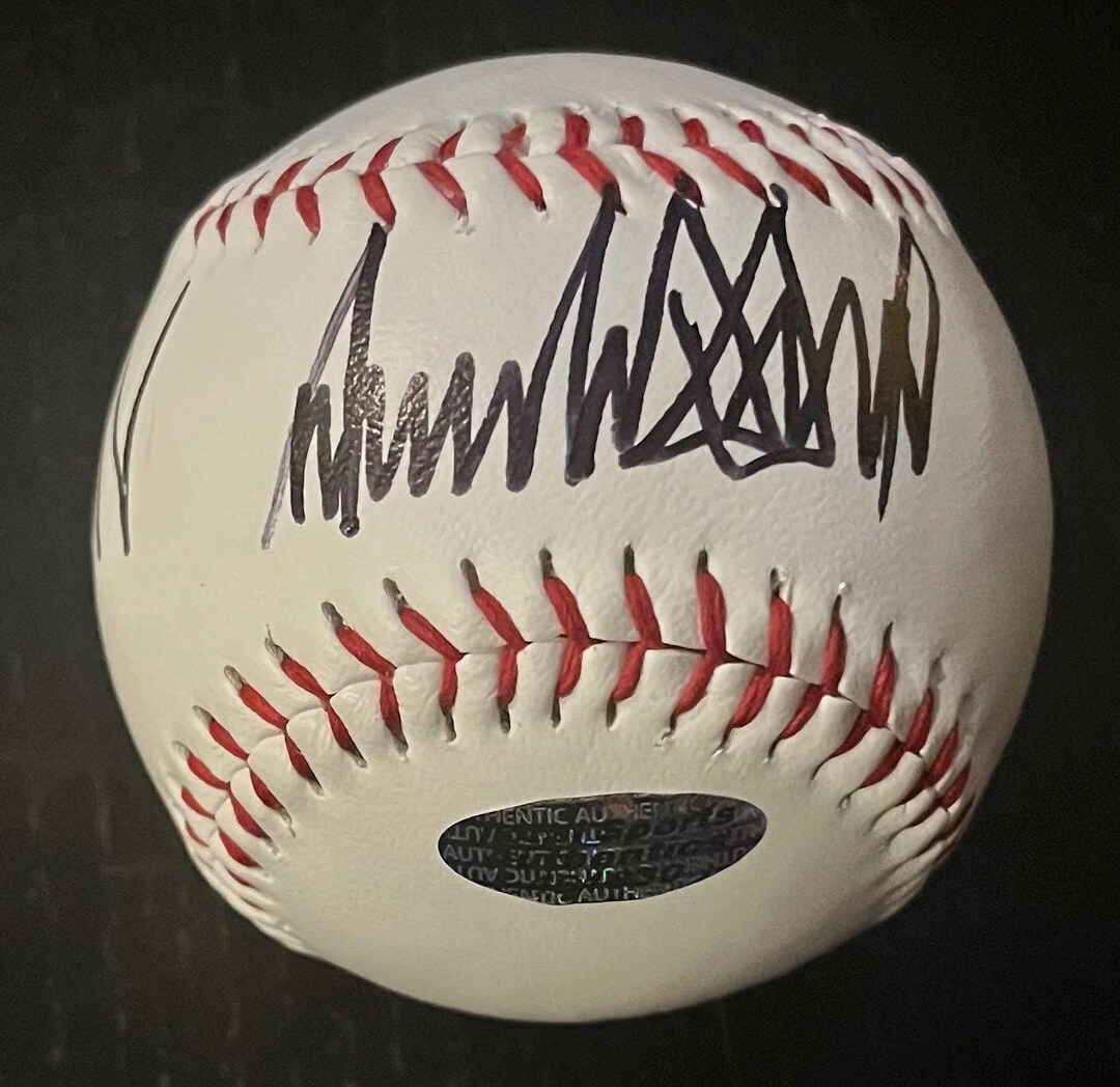 President Donald Trump & JD Vance Signed Baseball With COA - Etsy